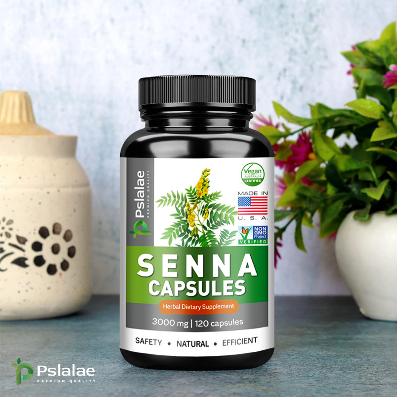SENNA CAPSULES - Colon Cleansing Supplement - 100% High Potency Organic ...