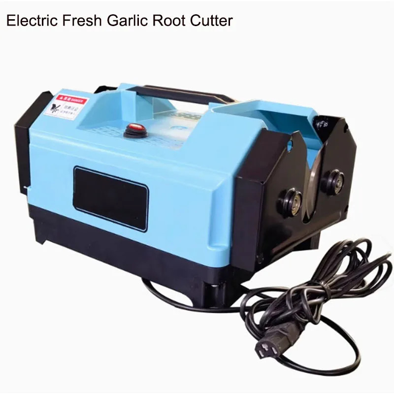 Electric Fresh Garlic Root Cutting Machine Garlic Stem Cutter Onion ...