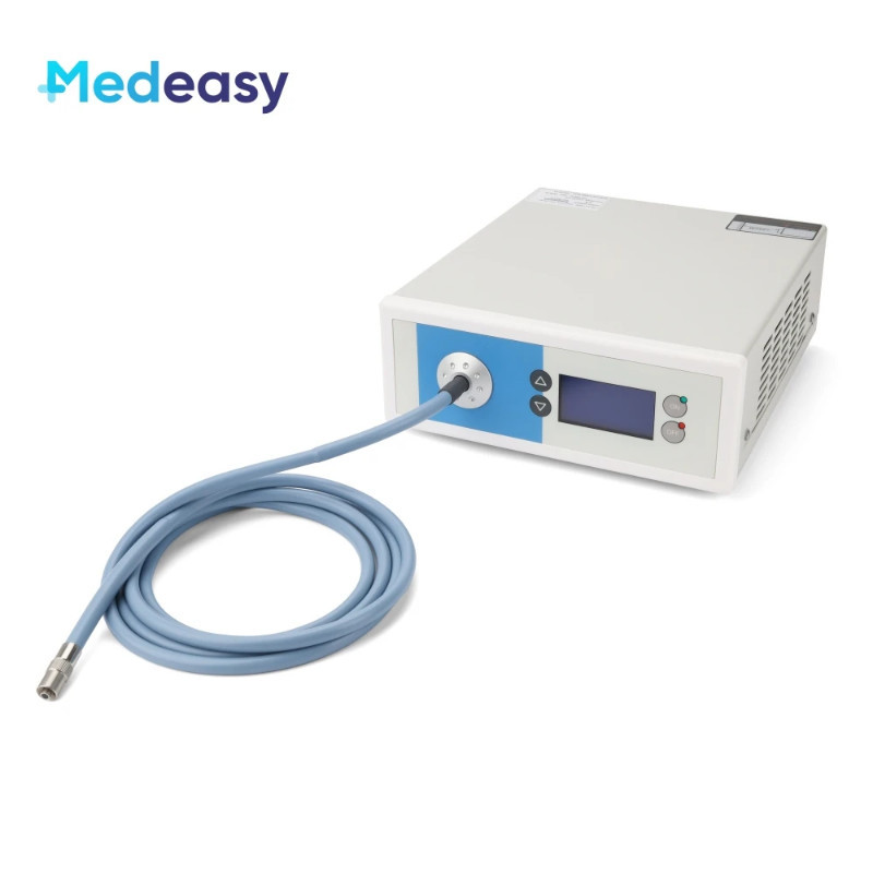,100W Endoscopy Cold Led Light Source Fiber Optic Medical Light Source ...