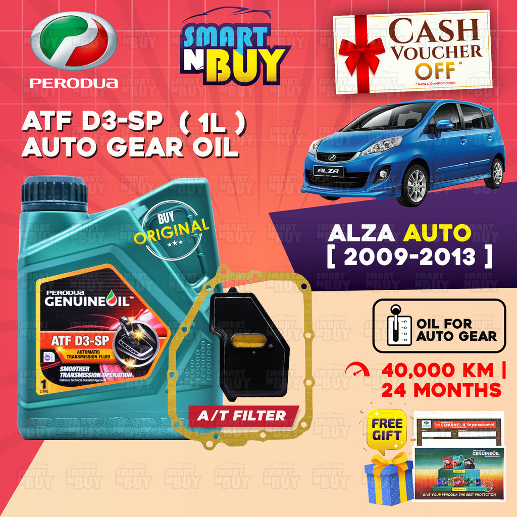 Perodua Gear Oil ATF D3 SP Original Minyak Gearbox Auto Kereta Perodua ...