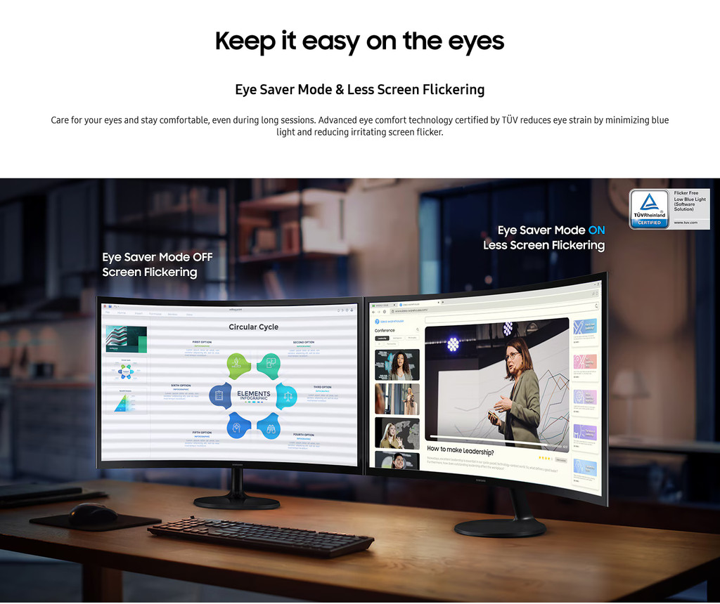 Samsung 27" Essential S3 S36D Curved Monitor (LS27D360GAEXXS) | Shopee ...
