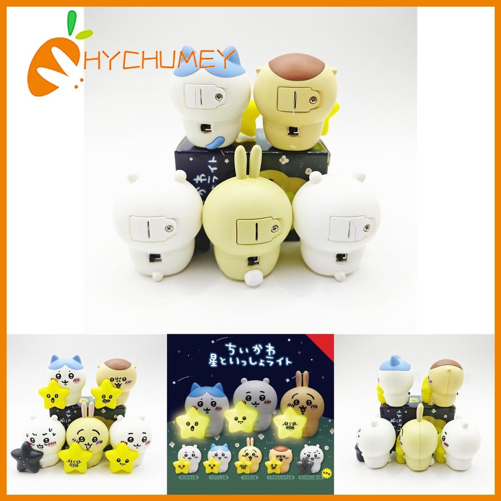 Self-mocking Unique Bear Led Star Light Collectible Figurine Set In Pvc ...