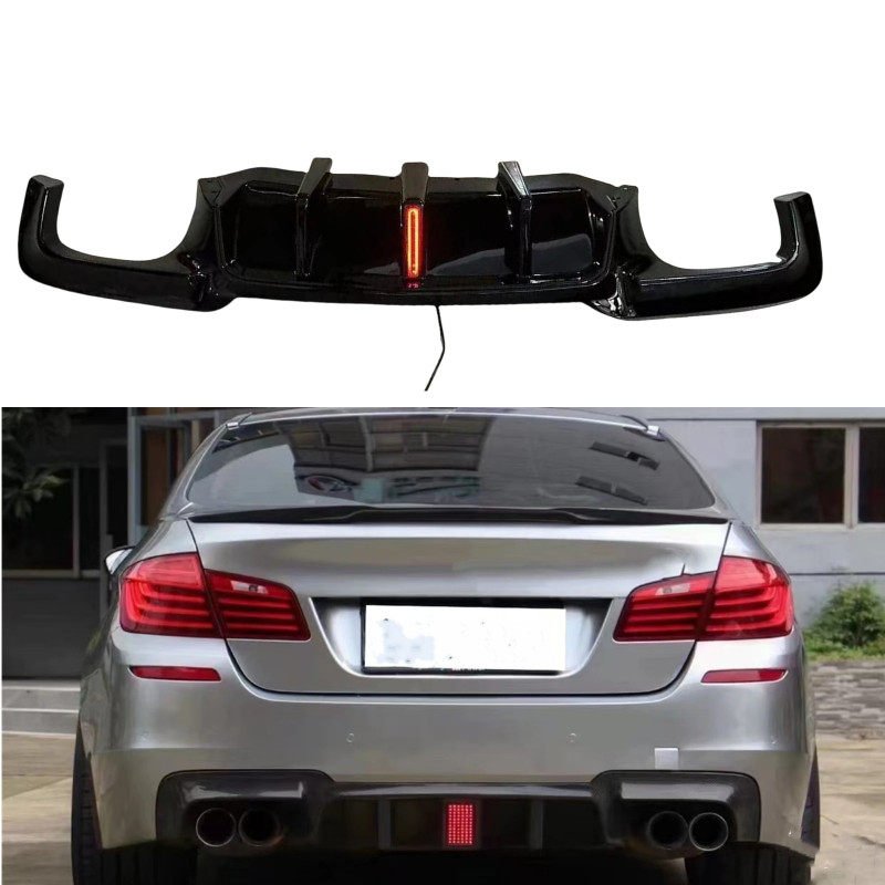 For BMW 5 Series F10 F11 F18 M Sport 2010-2016 Rear Bumper Diffuser Lip ...