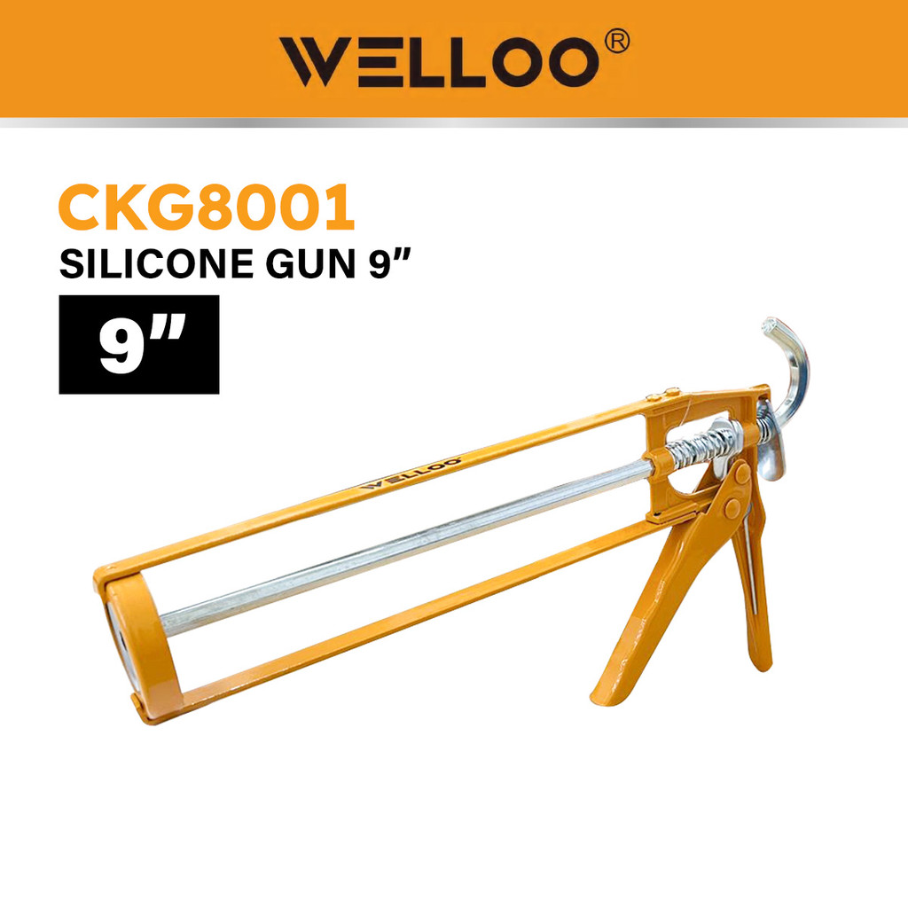 WELLOO SILICONE GUN 9" (CKG8001)/ SILICONE CAULKING TOOL FOR PRESSING ...