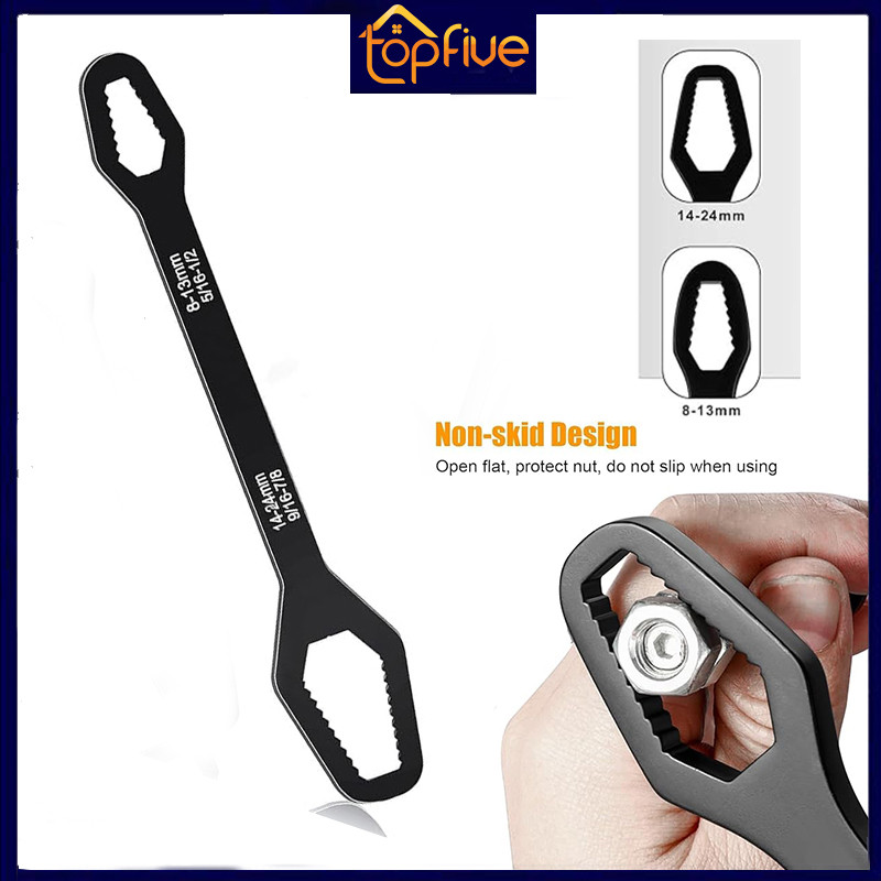 8-22-24mm Universal Multifunction Torx Wrench Spanner Double Head ...