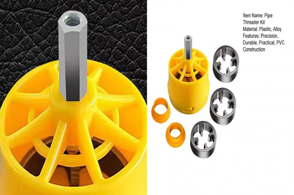 Plumbing Tool Kit Electric Drill Pipe Threader Electric Drill Pvc Pipe ...