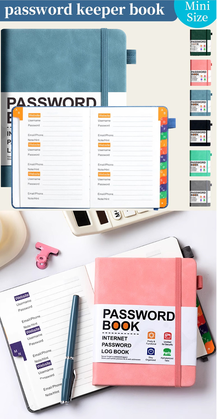 Low Price Entry Password Record Book With Colorful Alphabet Index ...