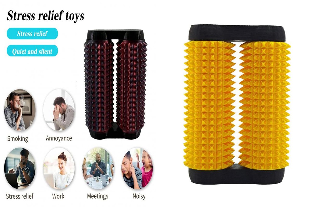 Sr Handheld Spiky Fidget Roller Anxiety Relief Roller Tool Portable 3d ...