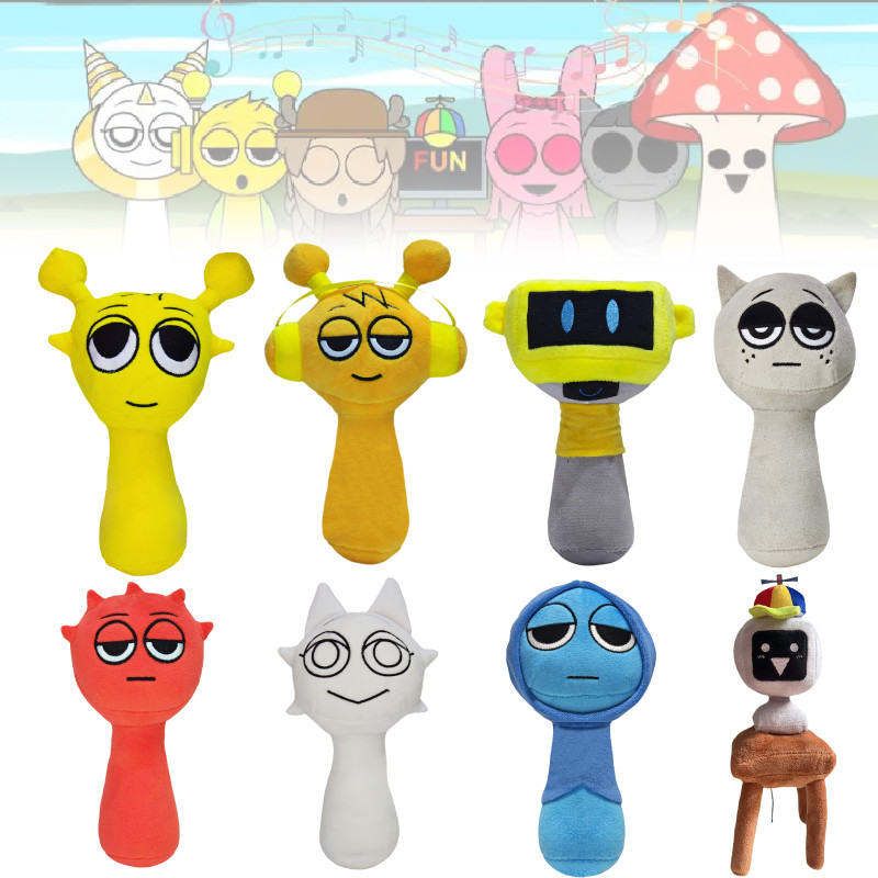 Unique Plush Sprunki Robot Character With Custom Design Great For Gifts ...