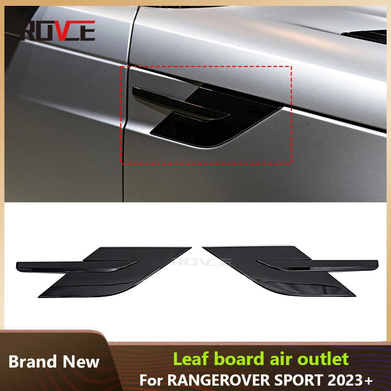 ROVCE Side Fender Vent Grille Trim Decorative For Land Rover Range ...