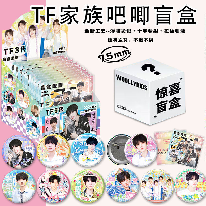 TF Family Third Generation Peripheral Bar Blind Box Zhang Ji Zhang Zeyu ...
