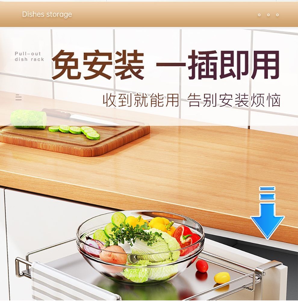 Stainless Steel Auxiliary Table Board Foldable Countertop Shelf Kitchen ...