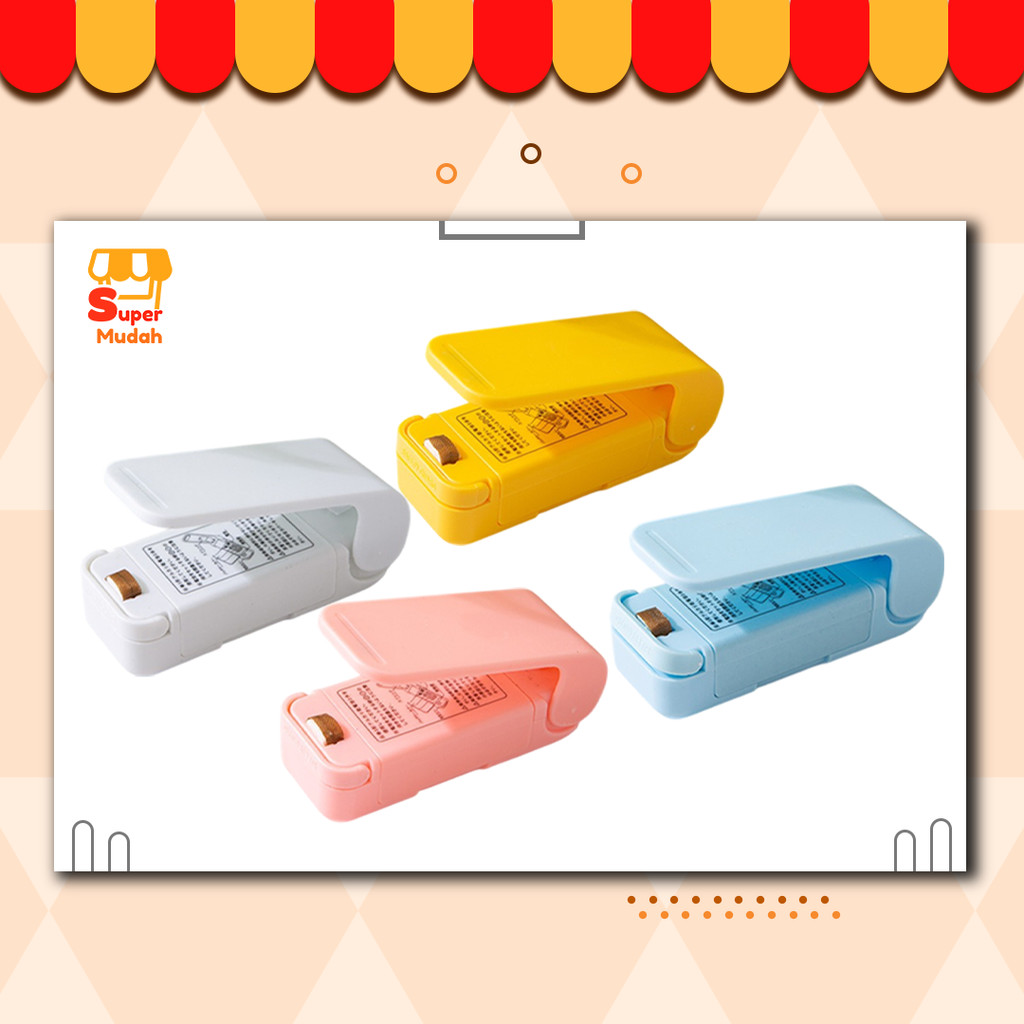 Mesin Pengedap Mini Comel Magic Mudah Alih Makanan Snek Pembungkusan ...