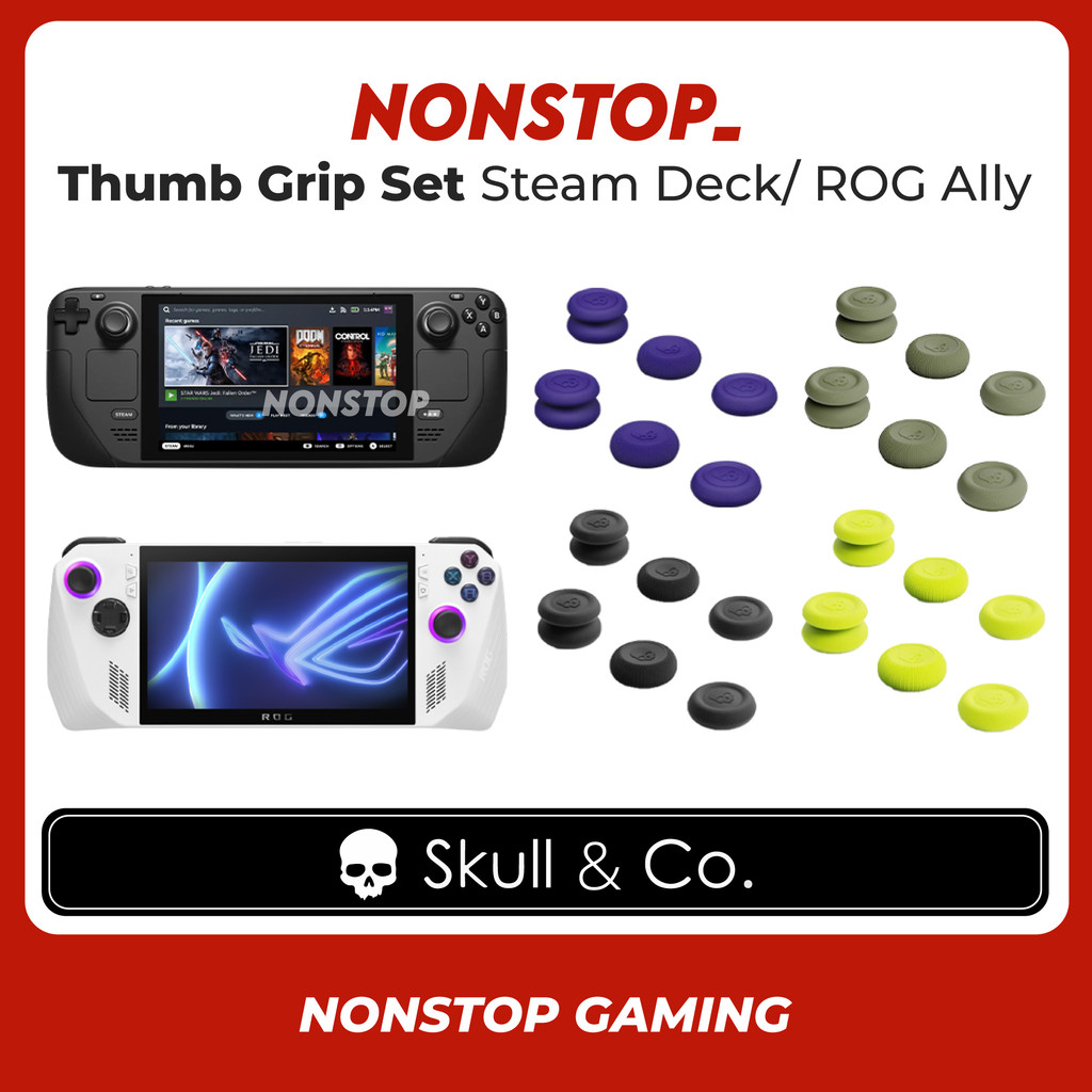 Skull & Co Steam Deck OLED ROG ALLY Thumb Grip Set Gaming Console ...