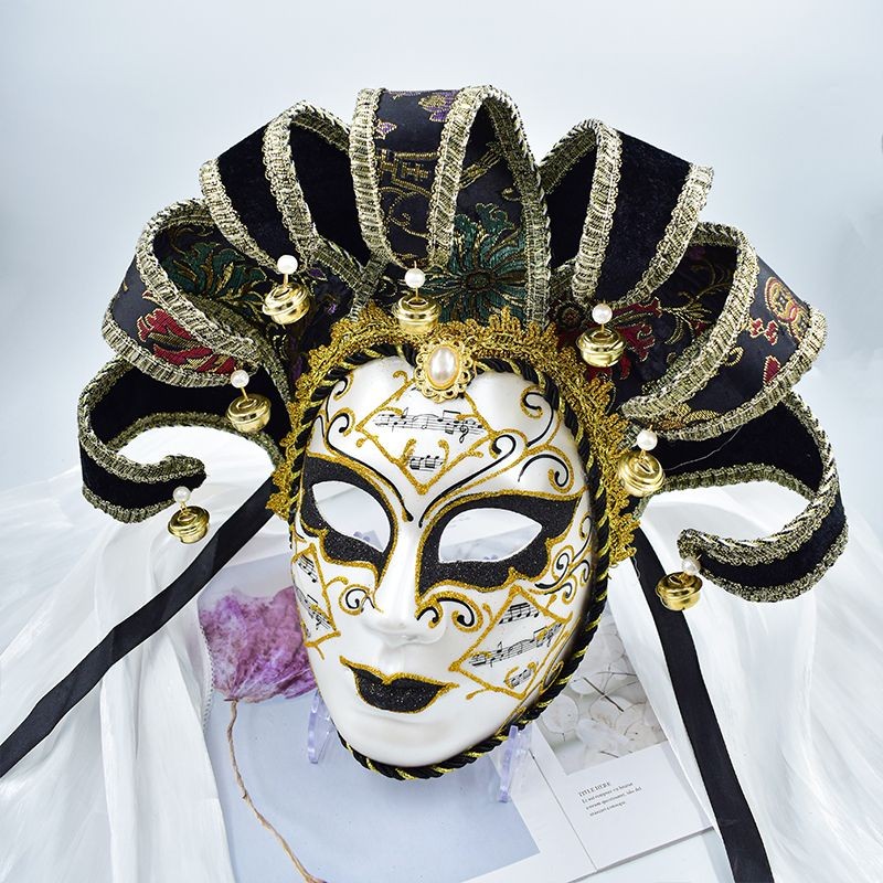 Carnival Aesthetic Masks, Venetian Style Masquerade Party Makeup Props ...