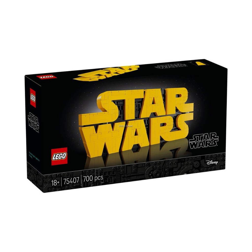 LEGO 75407 Star Wars Brick-Built Star Wars Logo Building Kit (700 ...