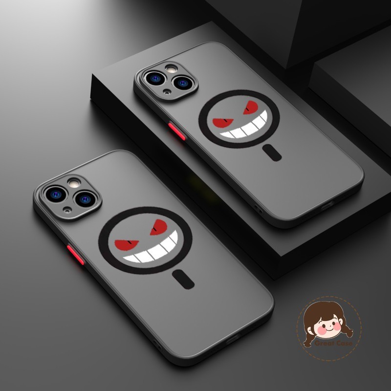 New Evil Red Eyes Smile Patten Magnetic Phone Case For Vivo X90 X80 X70 ...