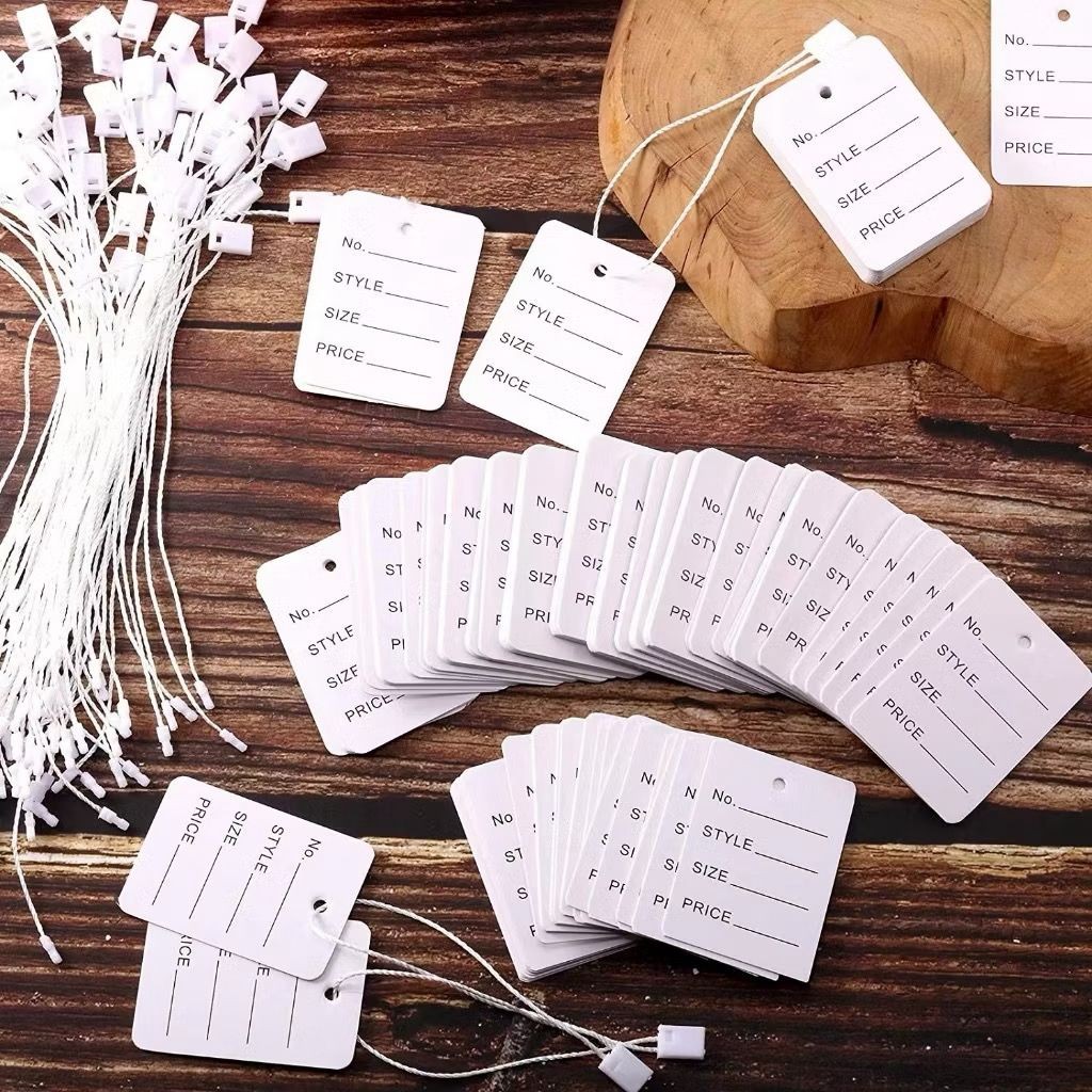 Label Tag Card 500pcs Tagging Card Paper Hang Tag Card Cloth Tagging ...