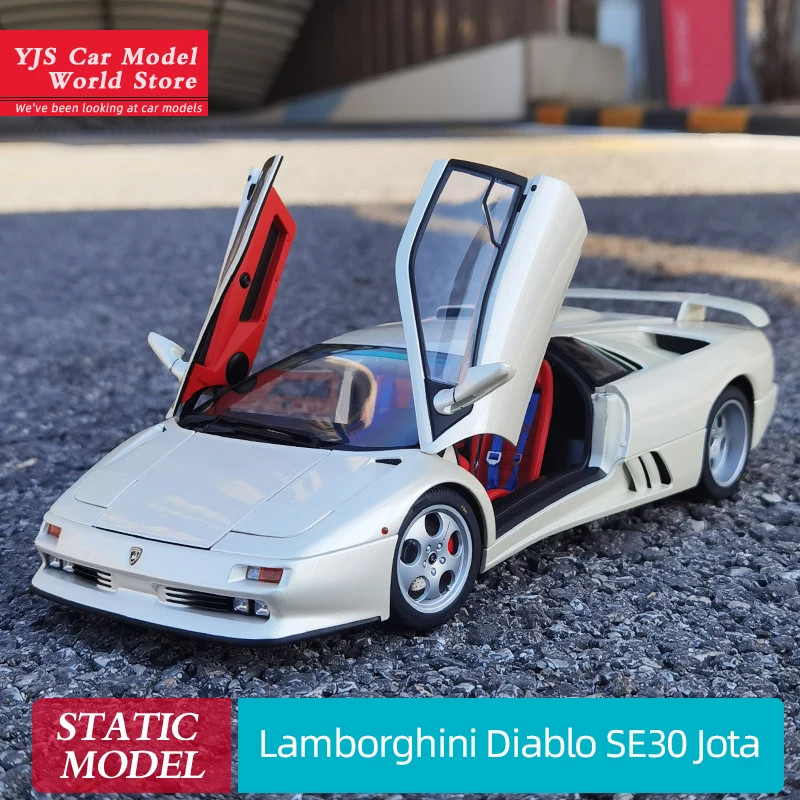 AUTOART 1/18 Lamborghini Diablo SE30 Jota Car model Static display send ...
