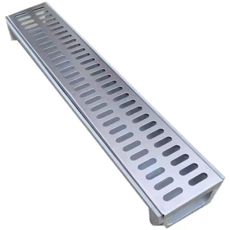 Finished Drain Gutter U-shaped Groove Stainless Steel Resin Kitchen ...