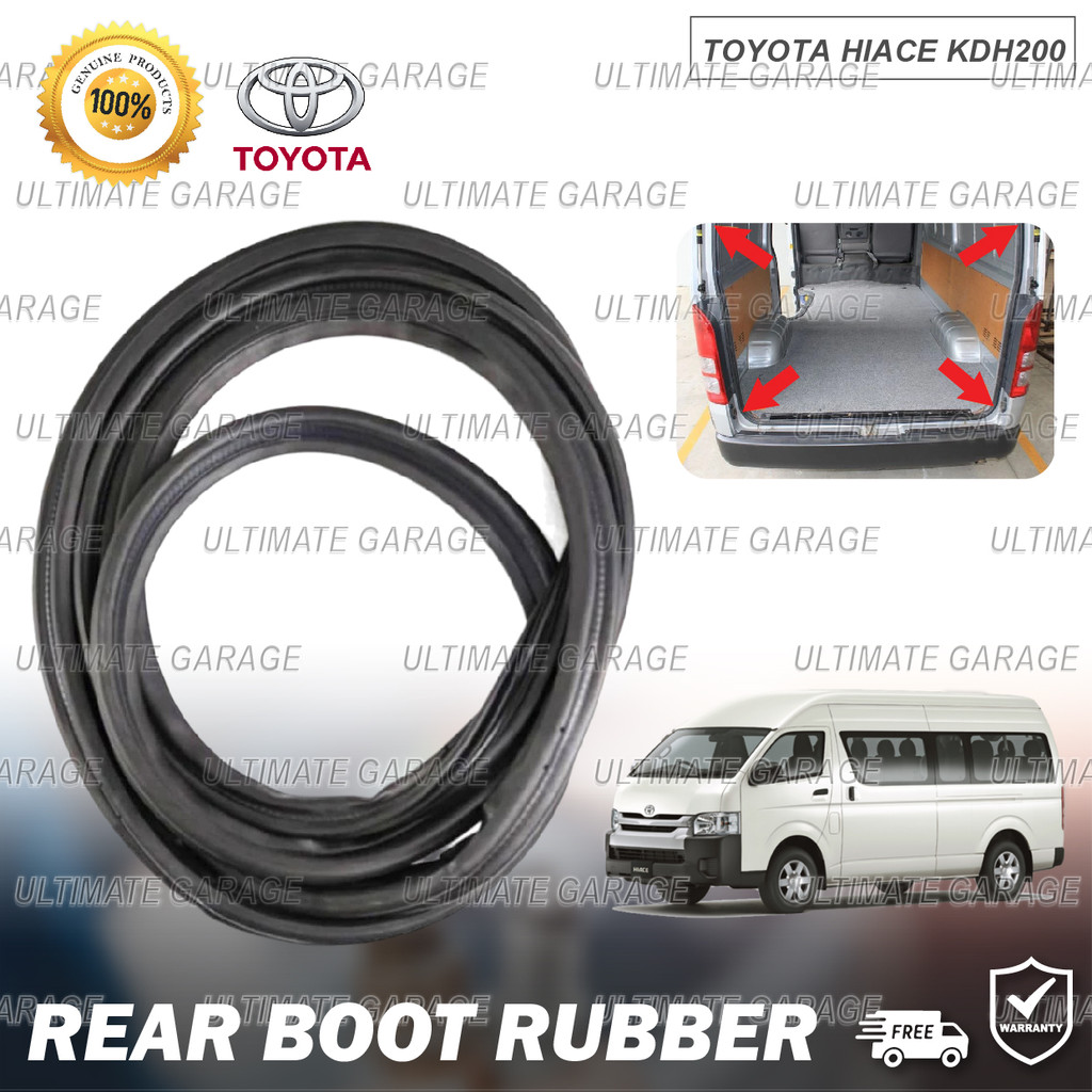 Toyota Hiace KDH200 Van Rear Bonnet Rubber Trunk Boot Lid Getah Bonet ...