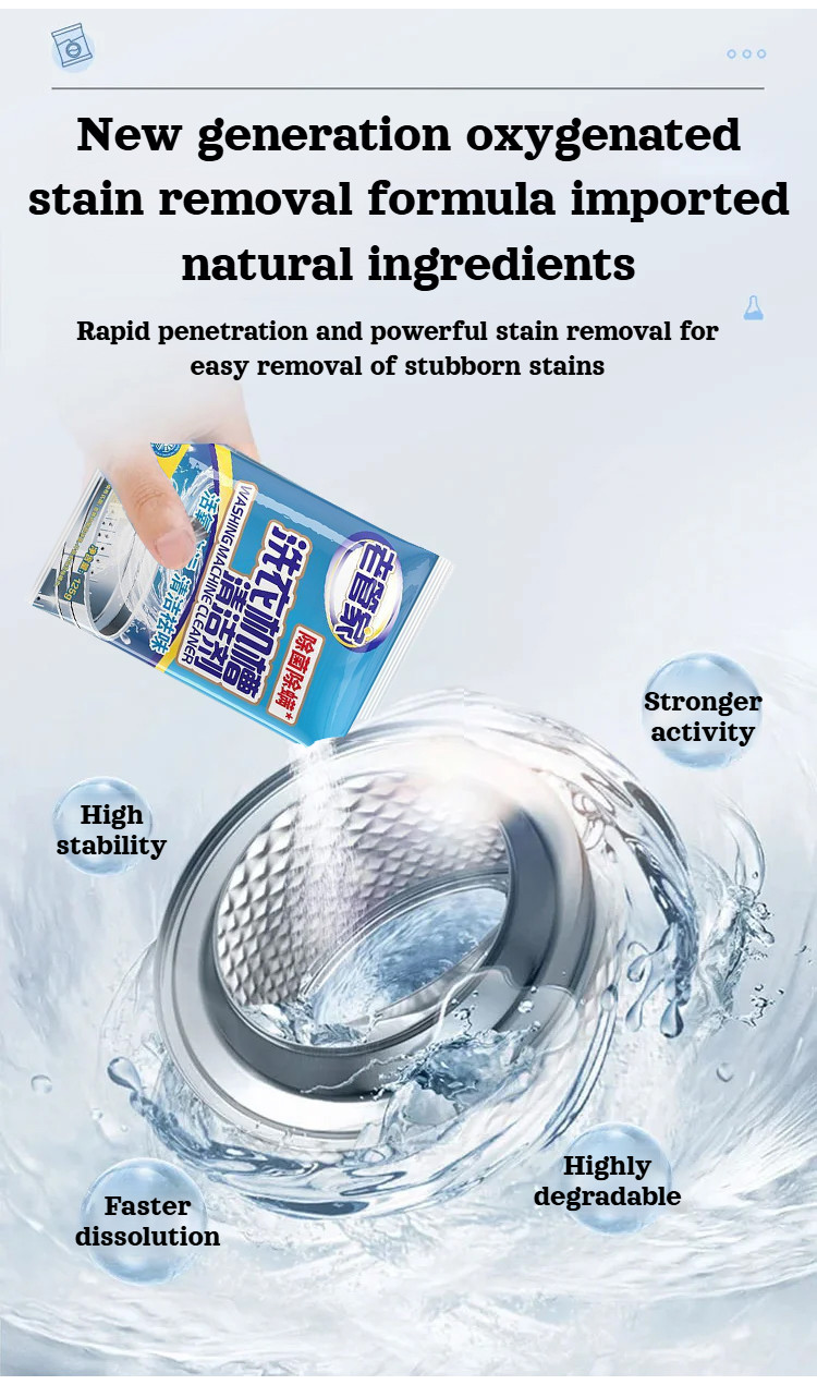 Antibacteria 99% Washing Machine Drum Cleaner Sterilization Cleaner ...