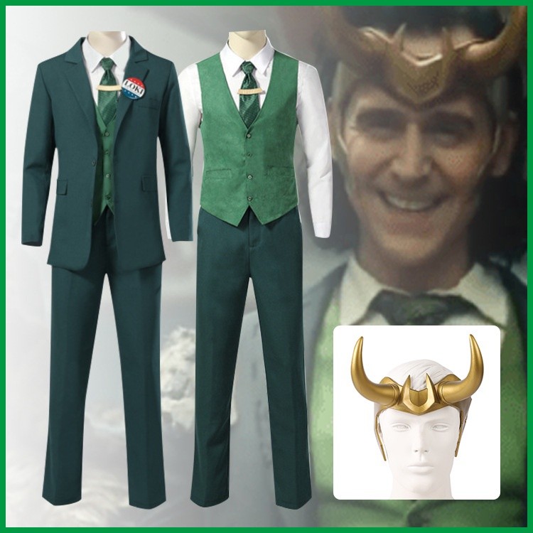 in stock American Drama loki cosplay Costume Uniform Suit Legend ...