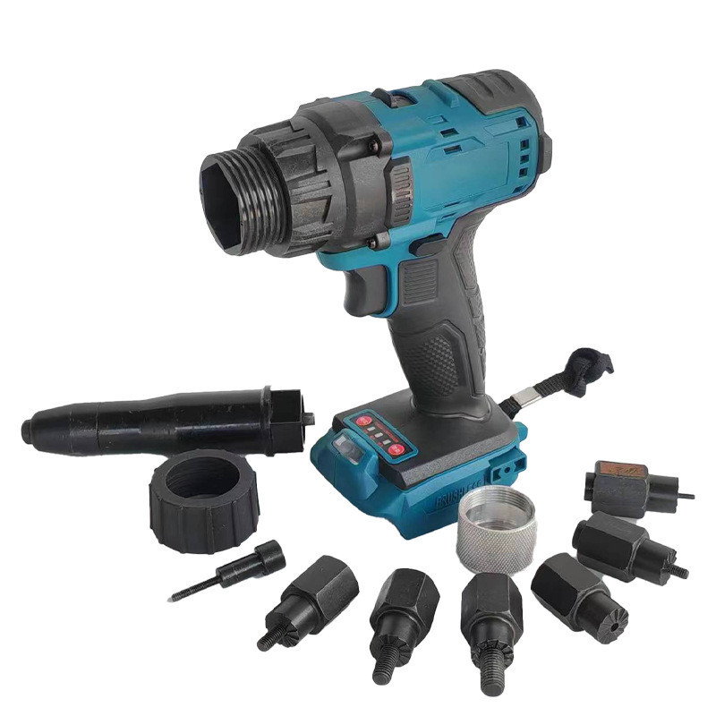 Brushless Electric Rivet Gun Cordless Portable Automatic Riveting ...