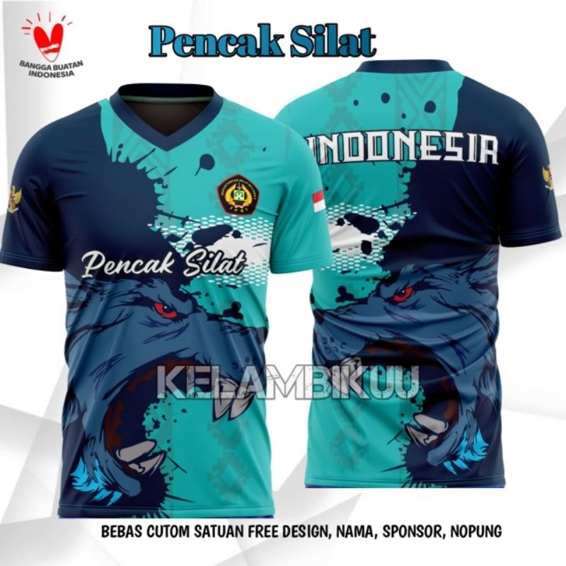 JERSEY PENCAK SILAT PRINTING TERBARU/BAJU KAOS PENCAK SILAT CUSTOM/BAJU ...