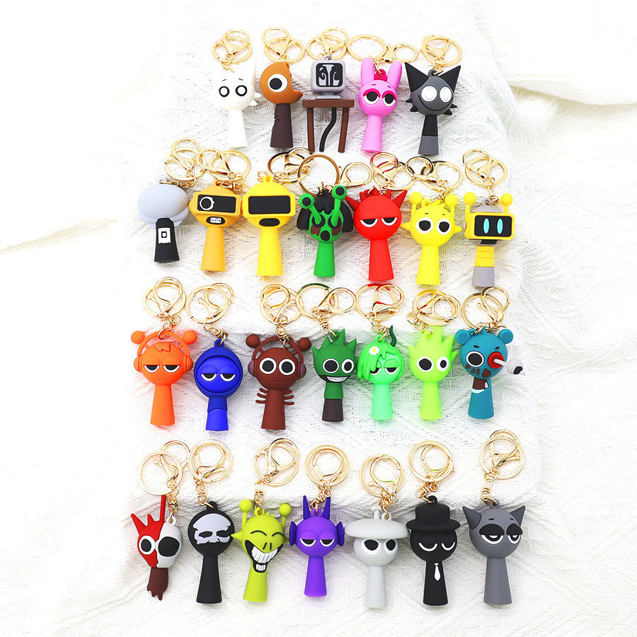 Sprunki Incredibox Sprunki Keychain Sprunki Pendant Gift For Kids ...