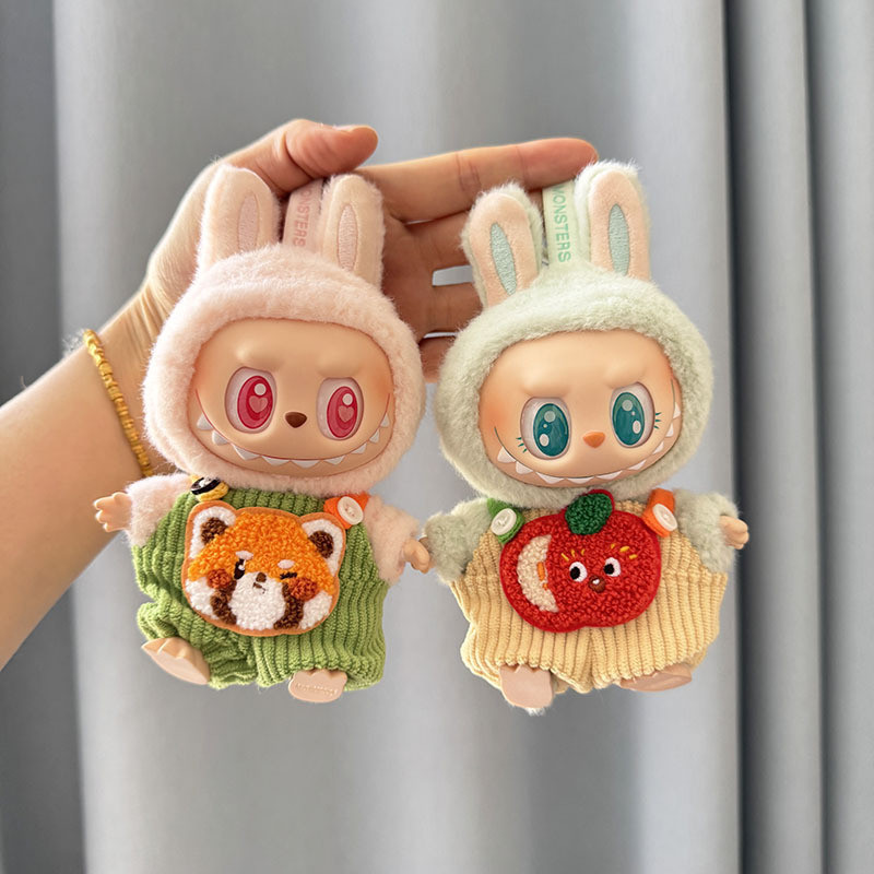 [Clothes only] For 17 CM labubu V1/V2 Labubu clothes pendant Labubu pit ...