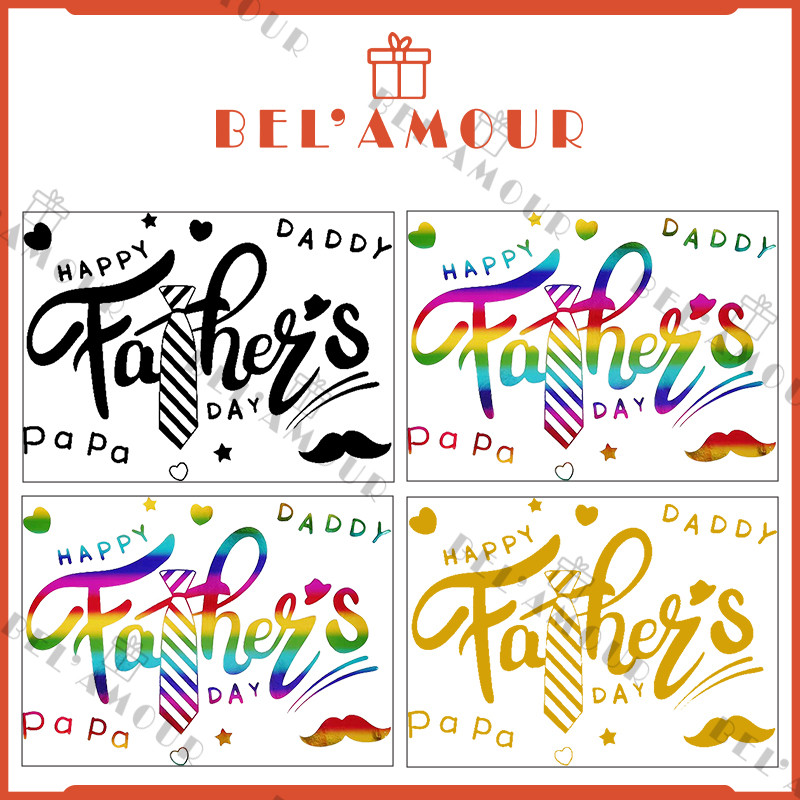 18 Inch - 36 Inch A4 Father Day Sticker Balloon Father's Hari Bapa ...