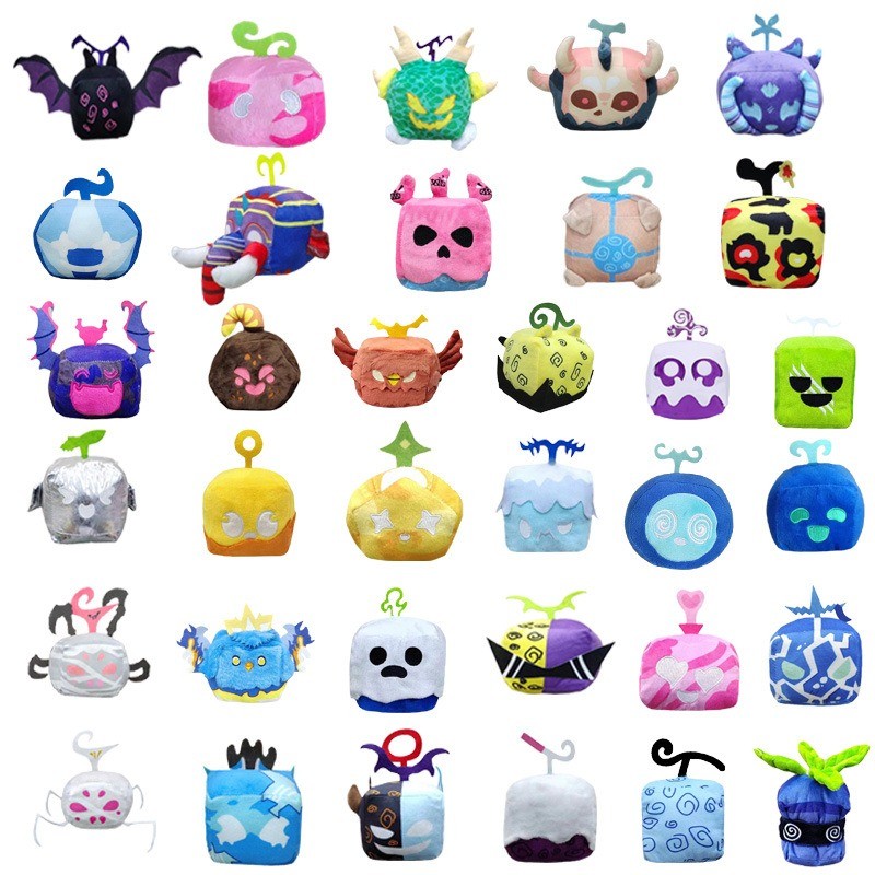 Roblox Blox Fruits Plush Toy Blox Fruits Anime Game Plushie Doll Dragon ...