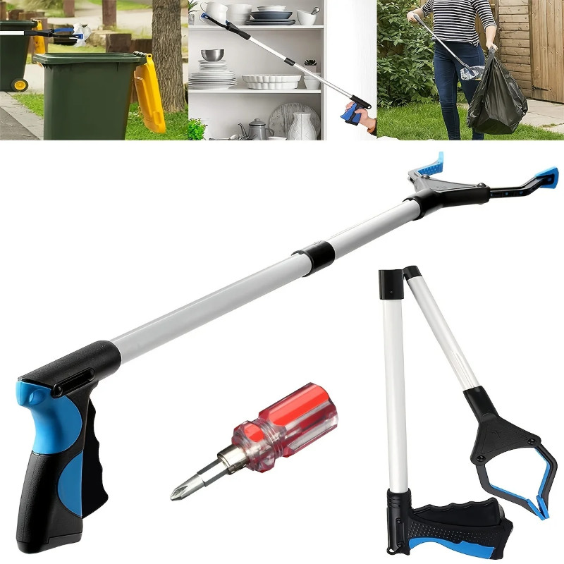 Grabber Reacher Tool for Elderly,32" Foldable Picker Upper Grabber ...