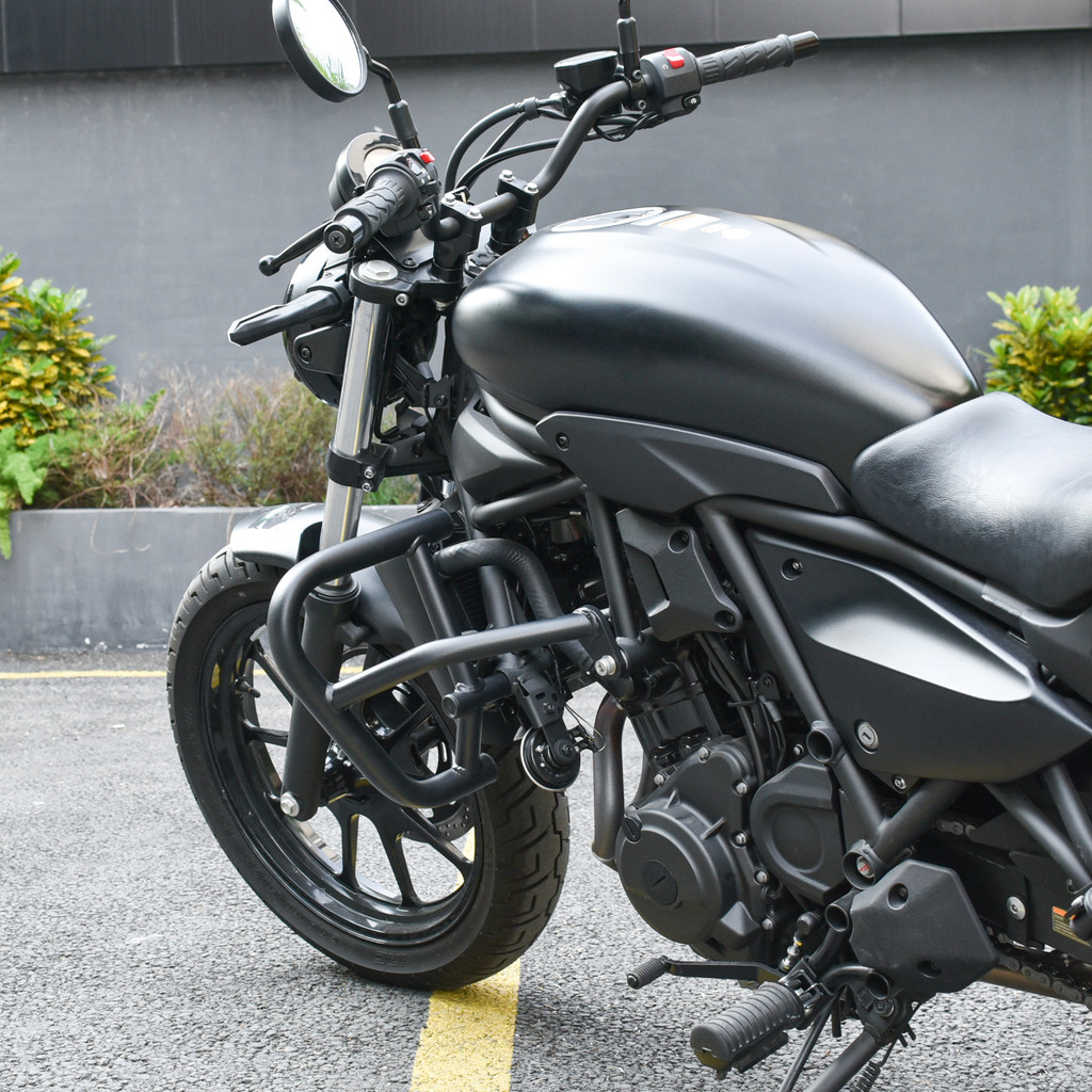 LJBKOALL Engine Guard Highway Crash Bars Bumper For Kawasaki ELIMINATOR ...