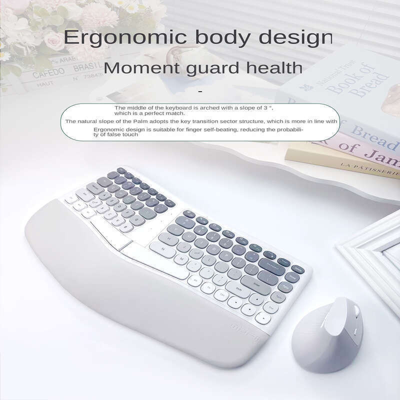 Jomaa & Mofii 2.4G USB Wireless Keyboard and Mouse Set Vertical Mouse ...