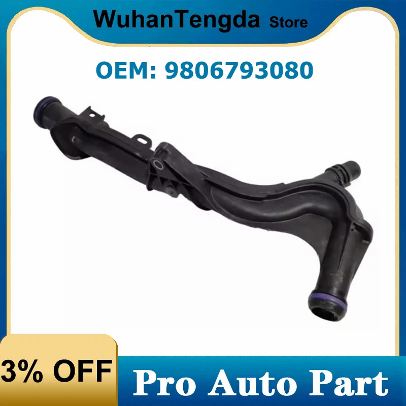 9806793080 Cooling System Water Pipe for Peugeot 308 3008 Citroen C5X ...