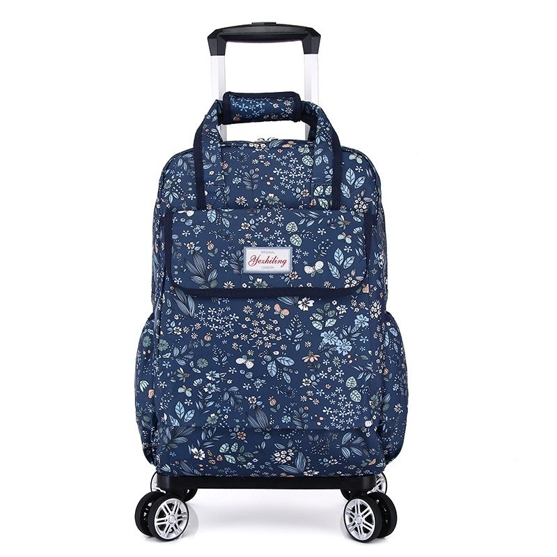 Backpack with 4 wheels rollers 360 degree trolley school bag boy girl ...