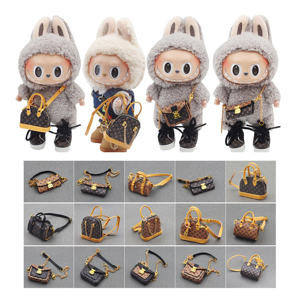 (Only Baby Clothes) v1 v2 Labubu Clothes 15-17cm labubu bag and labubu ...