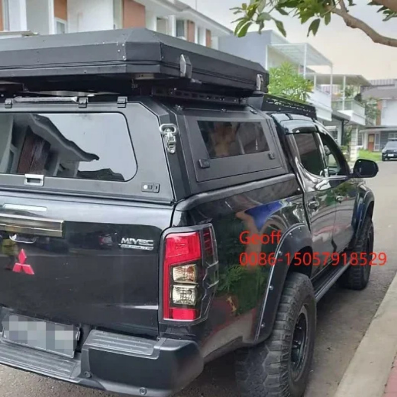 tailored size hard aluminum canopy for Mitsubishi Triton L200 top ...