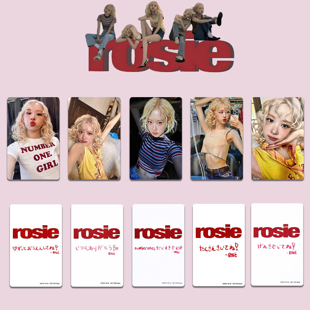 Kpop Idol ROSE Solo Album ROSIE Photocards | Shopee Malaysia