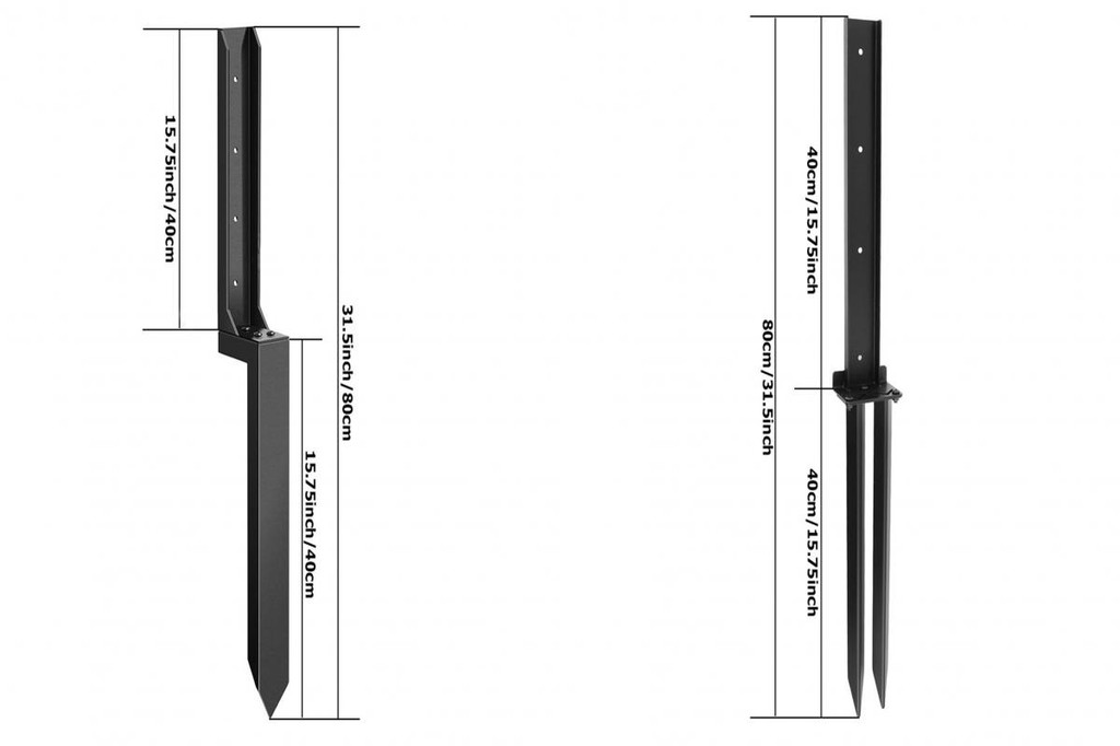 Steel Fence Post Support Fence Post Ground Spike Steel Fence Post ...