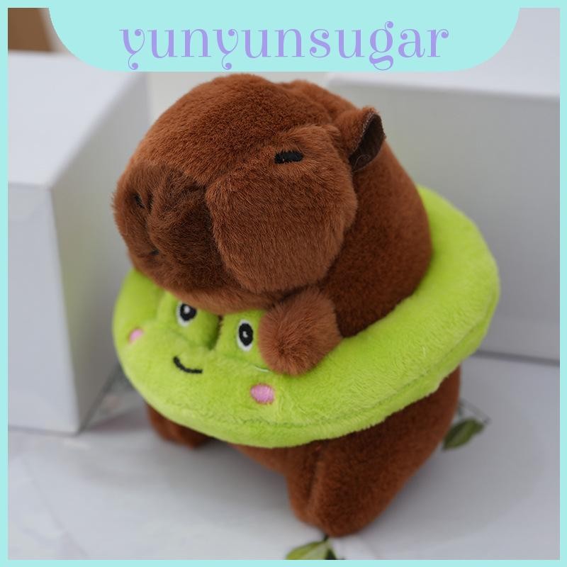 Charming Plush Capybara Doll In Frog Green Pig Pink Duck Yellow Kids ...