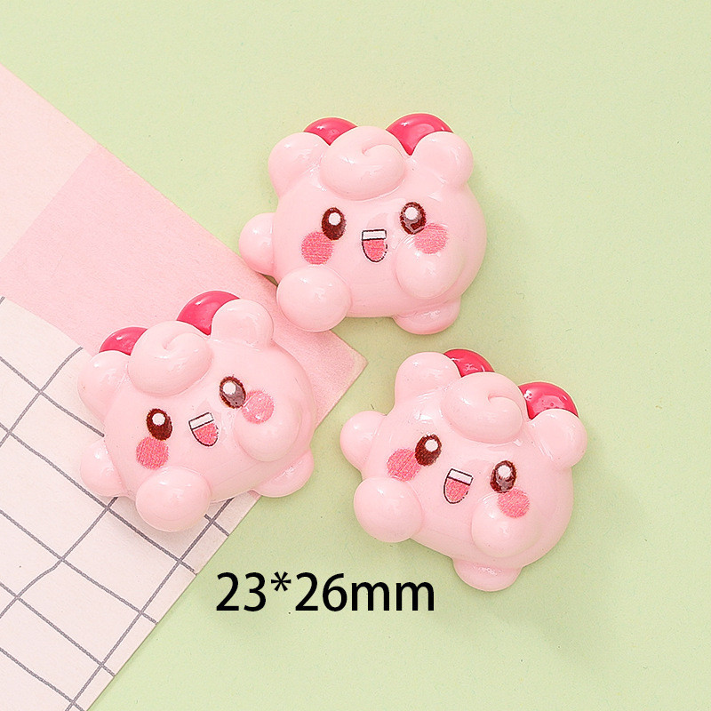 Cartoon DIY Cream Glue Jibitz Anime Fox Jibbitz Charm Plaque Crocks ...