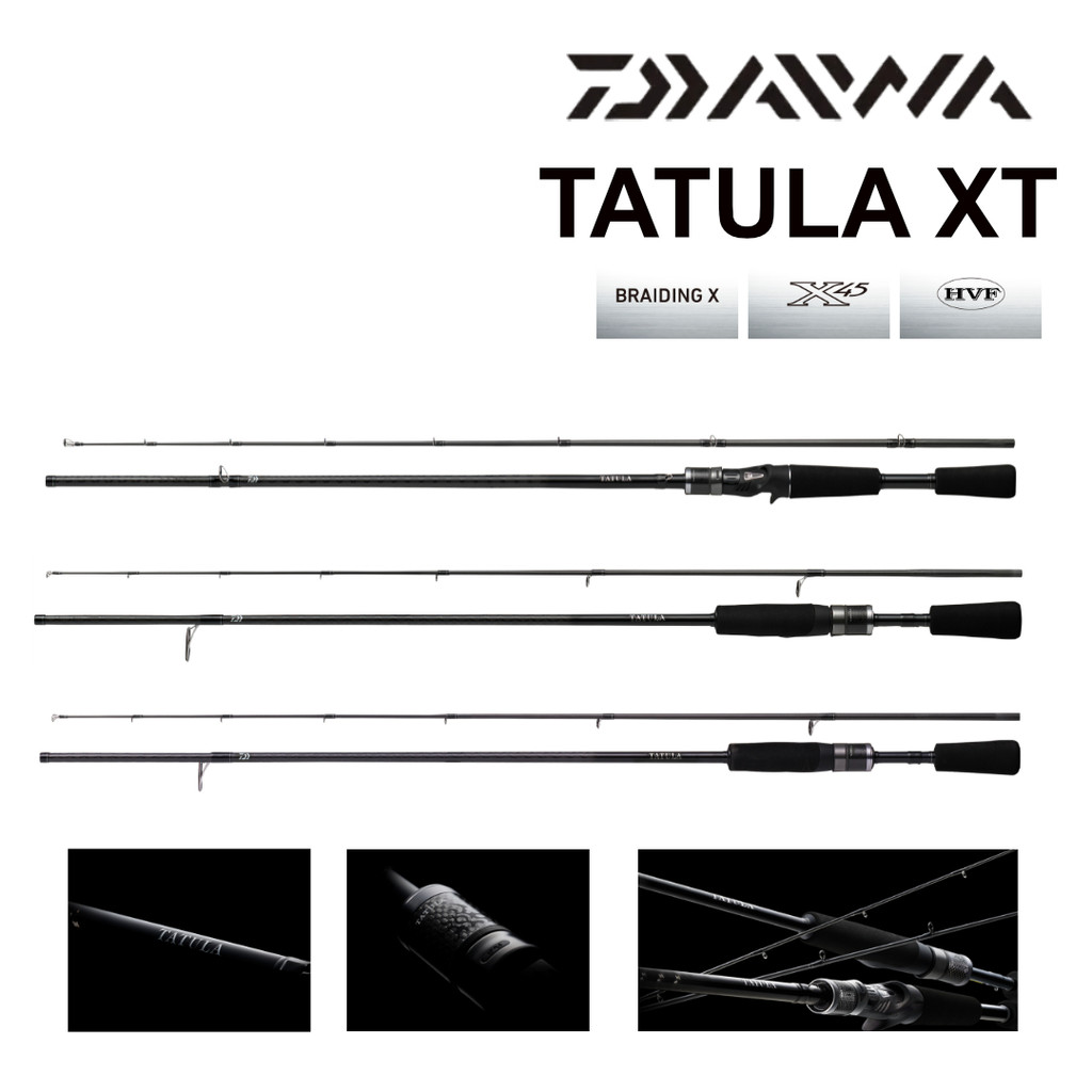 NEW 2024 DAIWA fishing rod TATULA XT BAITCASTING rod SPINNING ROD WITH 1 YEAR LOCAL WARRANTY ...