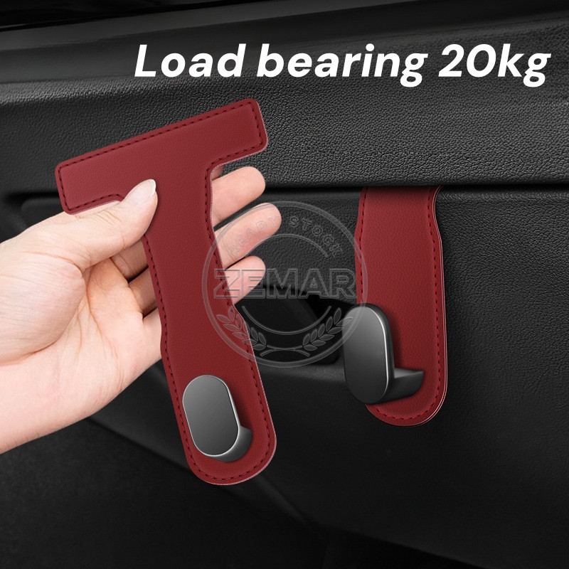 Mercedes Benz Car Hook Leather Copilot Storage Box Hook Front Passenger ...