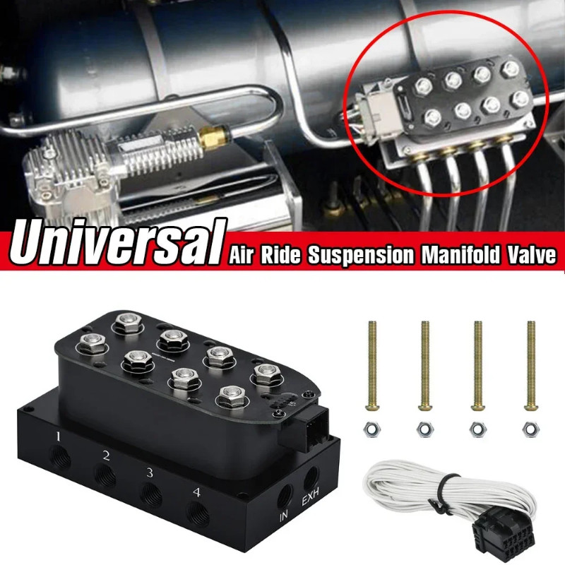 (0-300psi) 1/4" 1/8" Fast Control Fbss Universal Pneumatic Shock ...