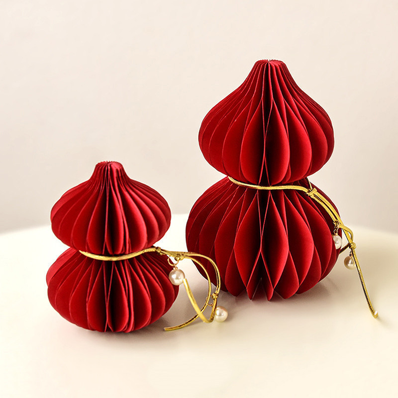 2026 CNY Table Ornaments Red Honeycomb Ornament Spring Festival Home ...