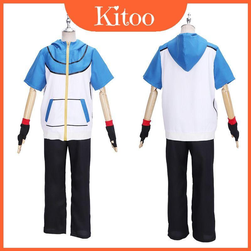 Ash Ketchum Pokemon Trainer Costume Ideal For Halloween Christmas ...