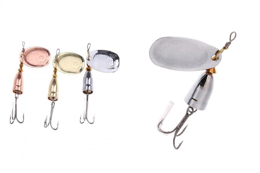 Variety of Colors Spinner Bait Metal Spinner Bait for Fishing Premium ...